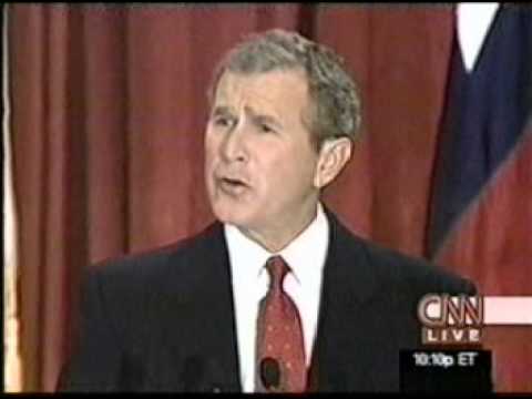 George W Bush Victory Speech 2000 - YouTube