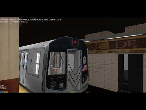 1999 R143 testing on the Brown M in Dekalb avenue - YouTube