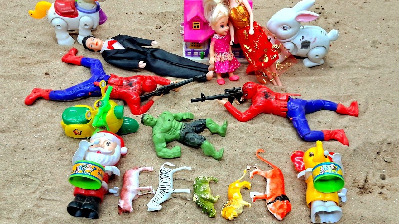 gudiya rani ko aaj lion se bachana pada #toy#lion#gun - YouTube