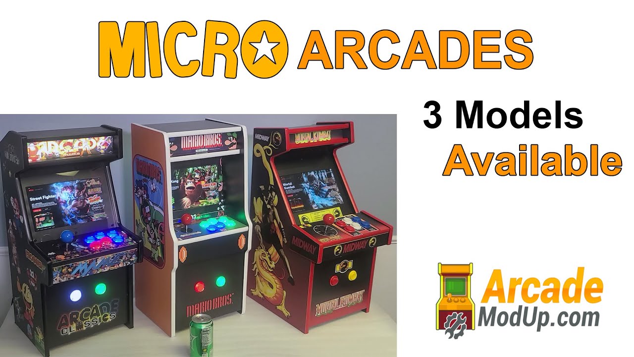 Micro Arcades! Fully Built and Ready to Play - YouTube