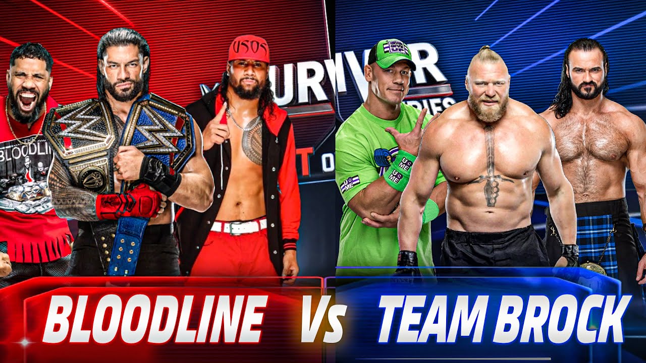 TEAM BLOODLINE Vs TEAM BROCK : TAG TEAM ELIMIATION MATCH - YouTube