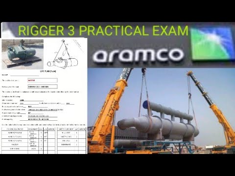 Saudi Aramco rigger level 3 lifting plan, Saudi Aramco rigger 3 ...