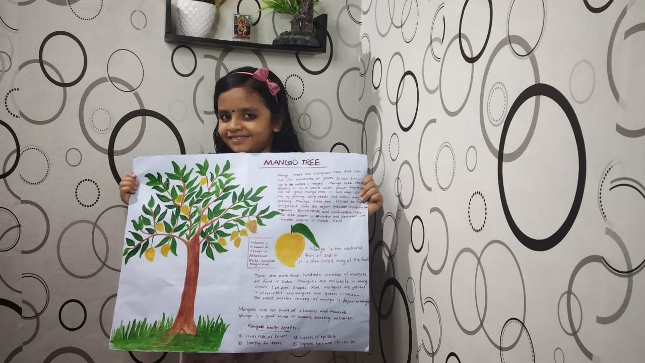 Show and Tell : My Favourite Tree & Fruit | Mango Tree Project for Kids ...