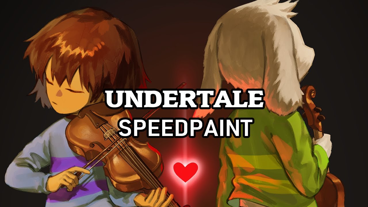 Undertale 10th Anniversary Speedpaint - YouTube