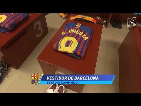 Efsane oyuncu  Andres Iniesta son maçında Barcelona ya veda etti..