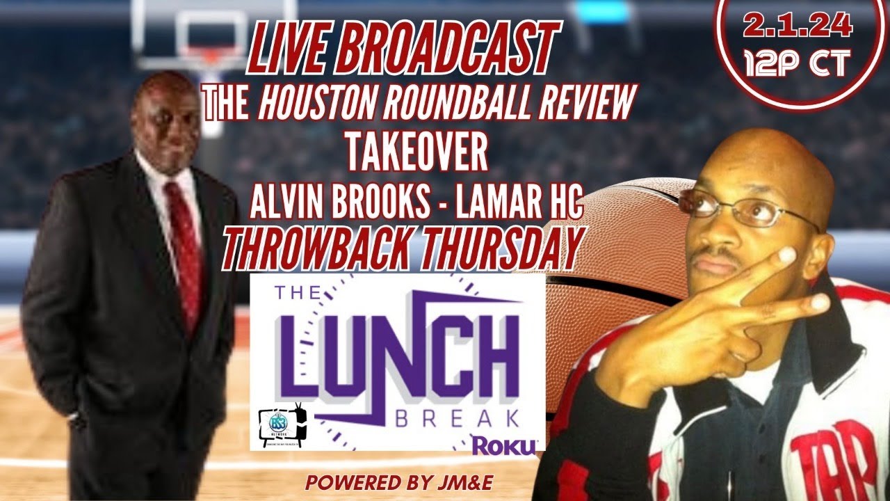 Coach Alvin Brooks joins KG today on the Houston Roundball Review ...