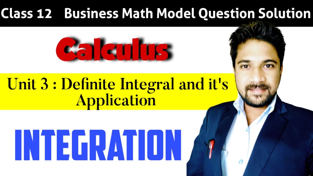 Integration Class 12 Business Math In Nepali | NEB Math Model Question ...