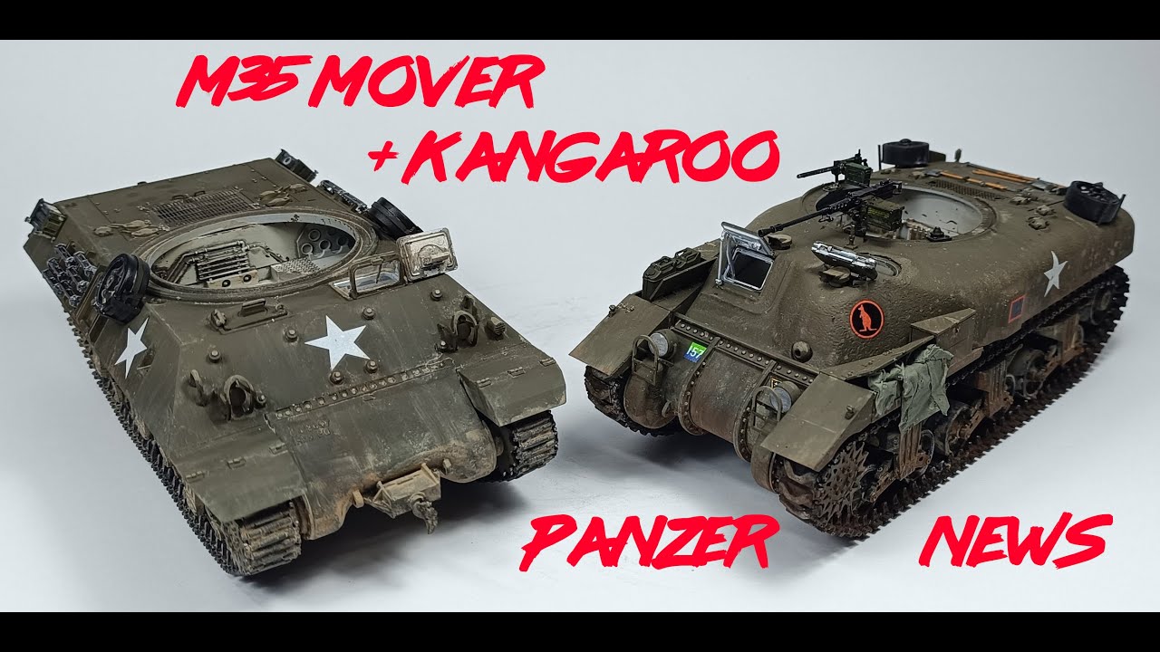 Panzer NEWS 05 / M35 + Kangaroo + D9 Dozer WH40K - YouTube