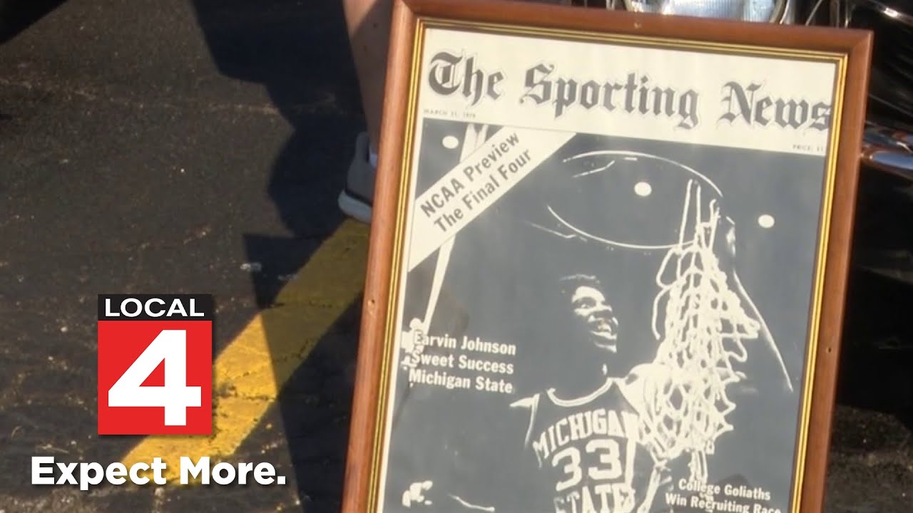 Magic Johnson hosts community car show in Lansing to honor father - YouTube