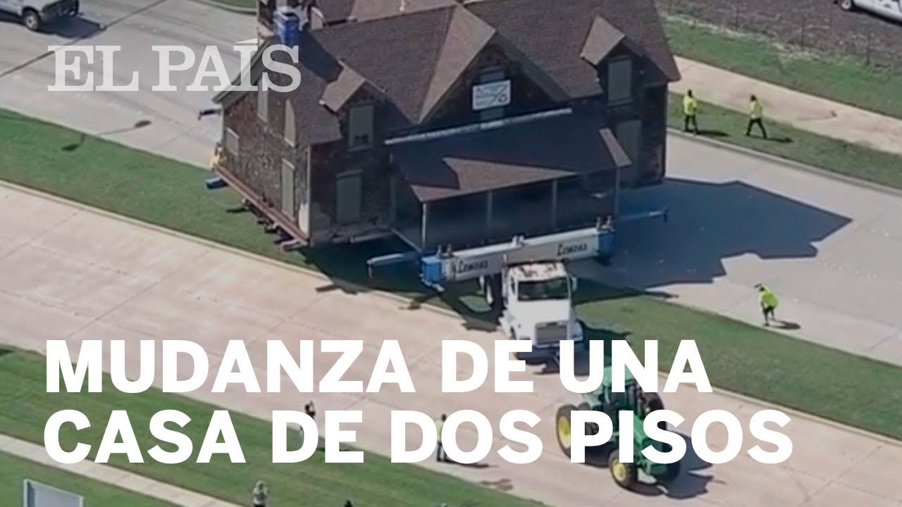 MUDANZA de una casa entera: el traslado de una vivienda de dos pisos ...