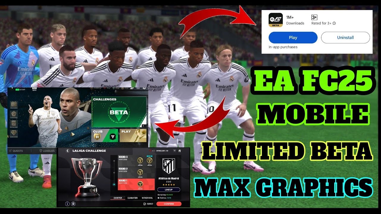 EA FC25 MOBILE LIMITED BETA(EARLY ACCESS) FC 2025 ANDROID LIMITED BETA ...