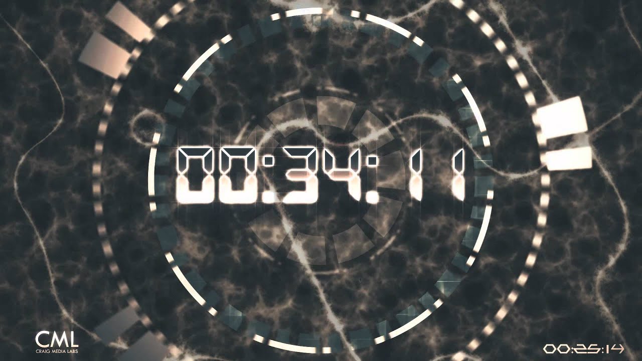 60 Seconds / One Minute Countdown with Voice & Alarm Sound ⏰ - YouTube