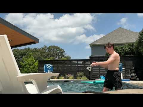 We spent 24 HOURS in my Pool #2 :)