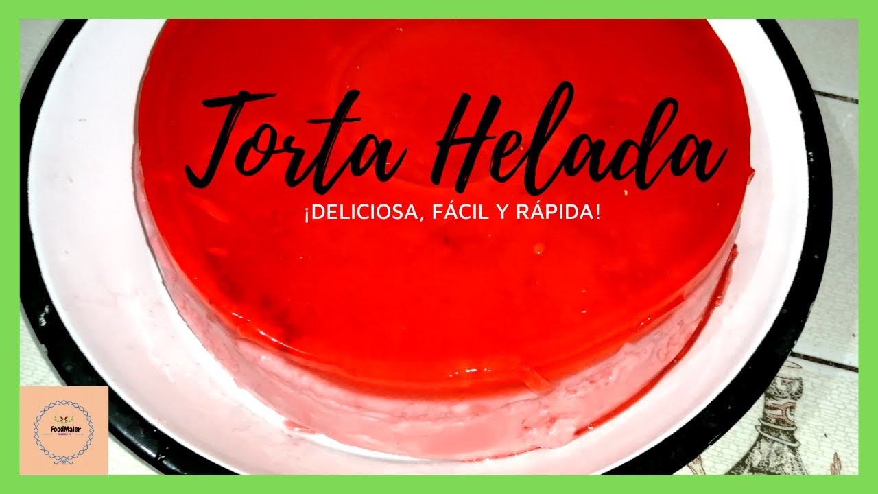 TORTA HELADA PERUANA con BIZCOCHUELO paso a paso// Cocina Fácil ...