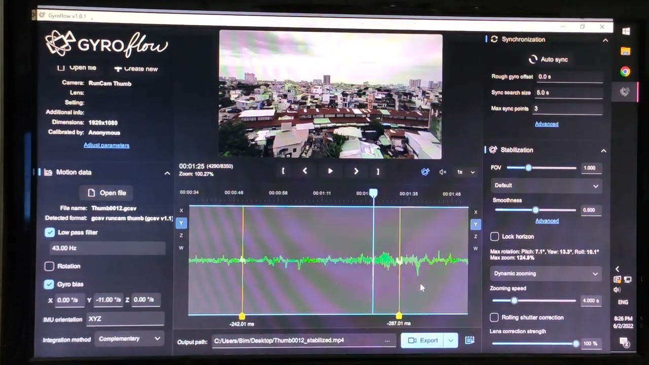 Hướng dẫn chạy Gyroflow cho các camera có gyro - YouTube