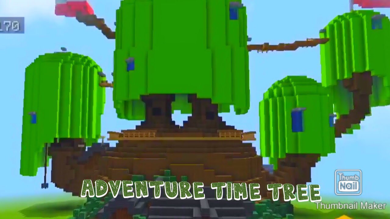 Adventure time tree house Mincraft - YouTube