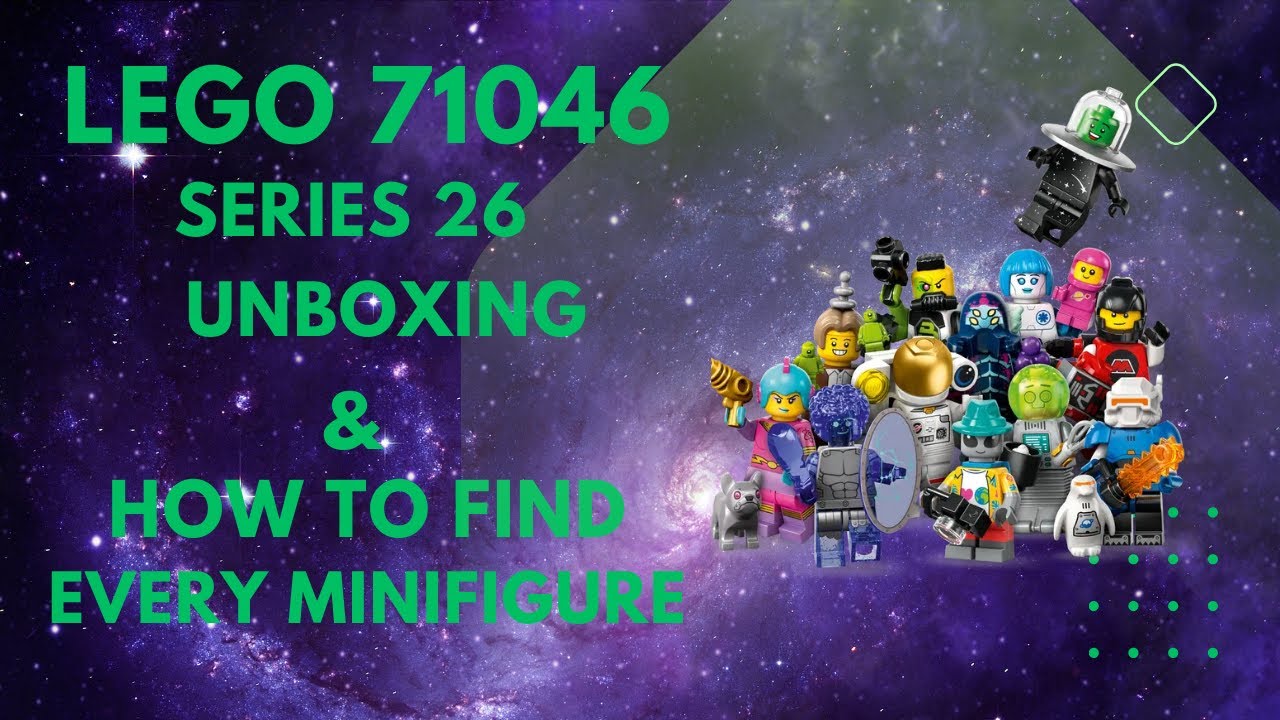 Lego Space CMF Series 26 Unboxing! - YouTube
