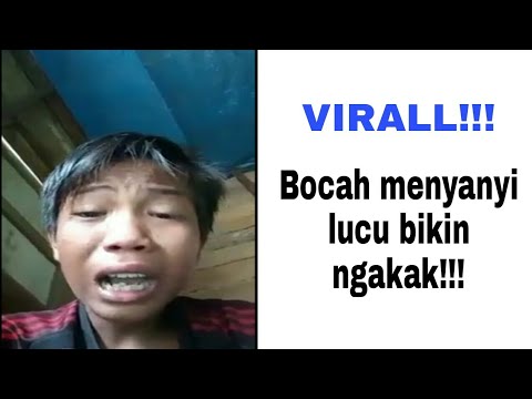 Bocah nyanyi lucu sambil nangis Bikin Ngakak!!!