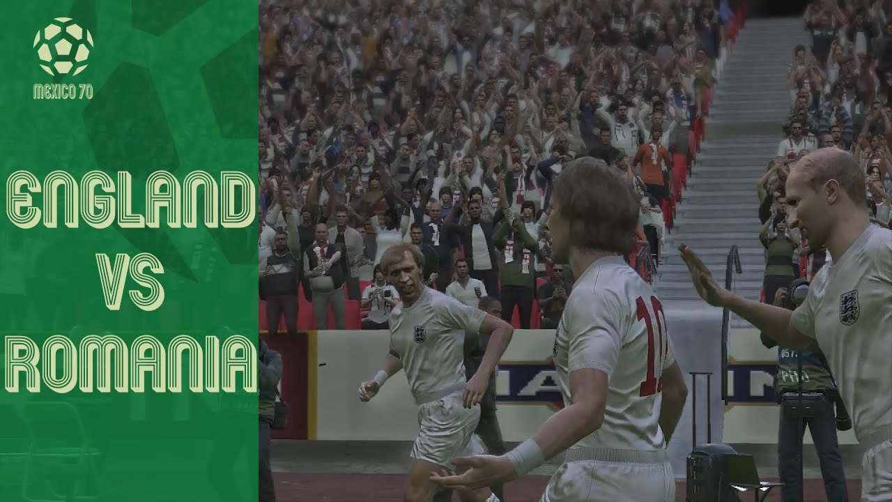 PES 2021 - England vs Romania - world cup 1970 - YouTube
