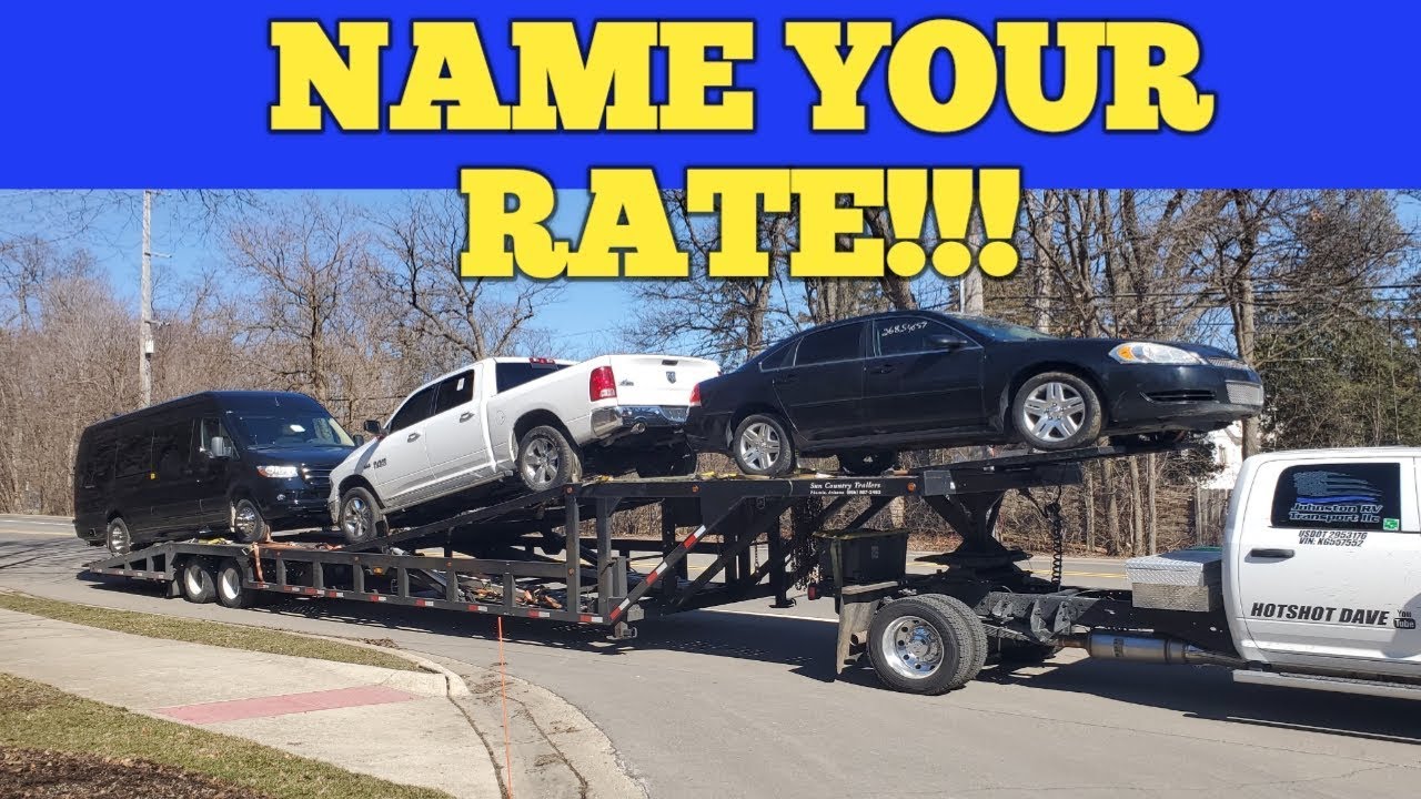 How to name YOUR RATE. You're the boss. #hotshotcarhauler #carhauler ...
