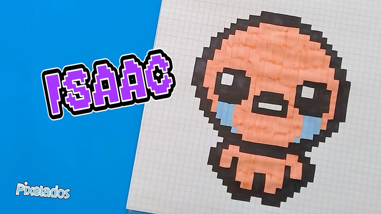 COMO DIBUJAR A ISAAC DE THE BINDING OF ISAAC EN PIXEL ART - PIXELADOS ...