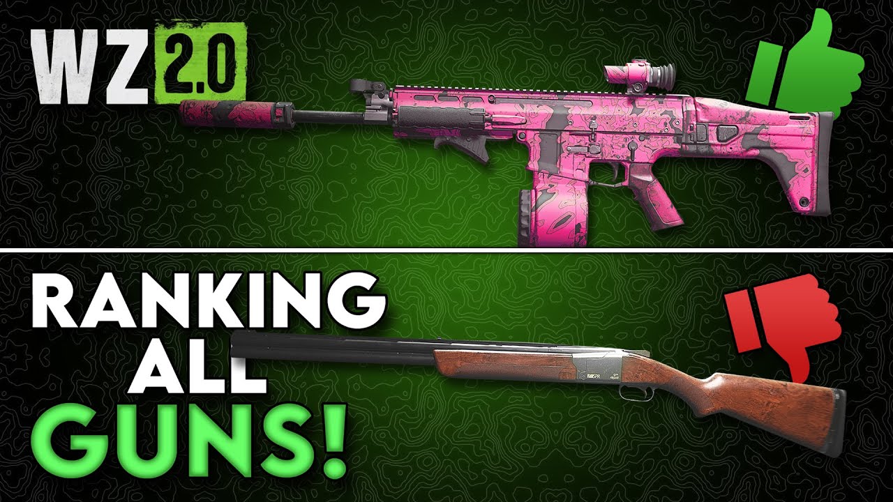 RANKING ALL 50+ GUNS IN WARZONE 2.0 BEST TO WORST! (What is the WZ2 ...