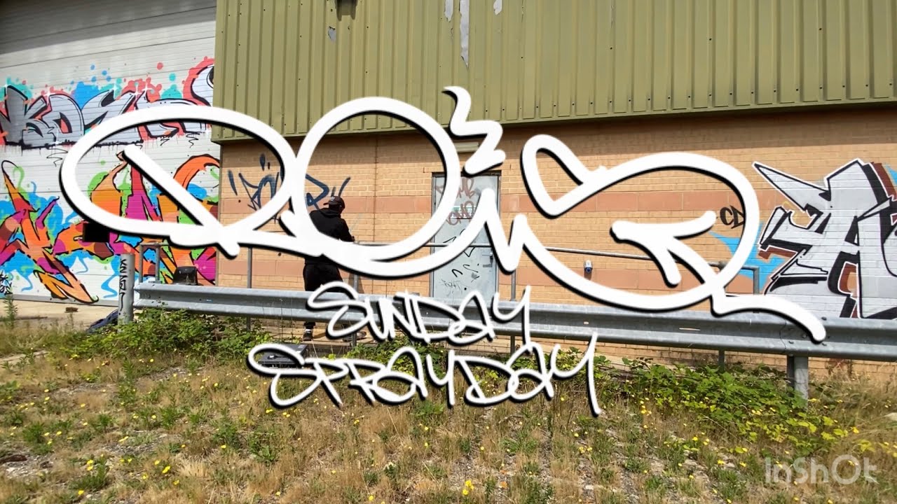 Sunday Sprayday Ep. 71 - Graffiti on an abandoned building - YouTube