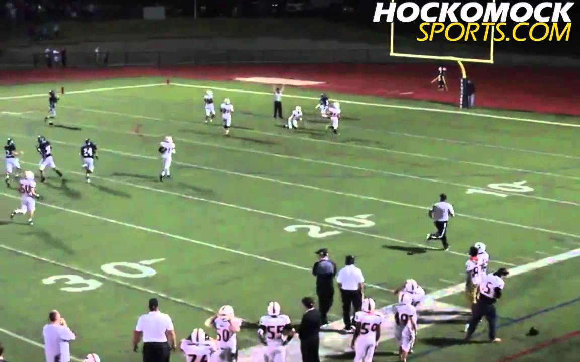 Franklin HB Pass: Wolowacki to Harrell 53 yard TD - YouTube