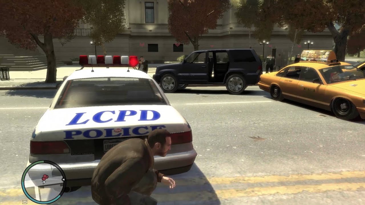 GTA IV gang war - cops vs bad guys - YouTube