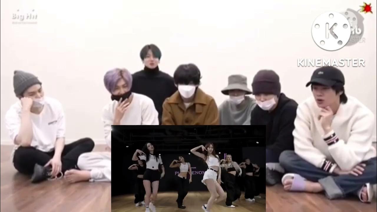 Bts Reaction Blackpink Pink Venom Dance Practice Video Youtube