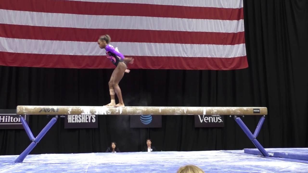 Shilese Jones - Balance Beam - 2016 P&G Gymnastics Championships – Jr ...