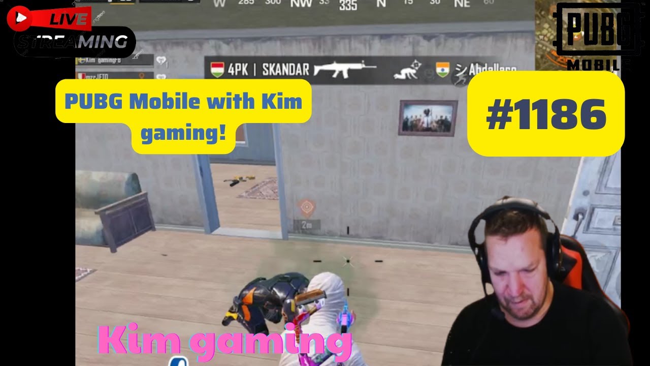 Kim gaming | PUBG Moblie | PUBG Mobile with Kim gaming! | #1186 - YouTube