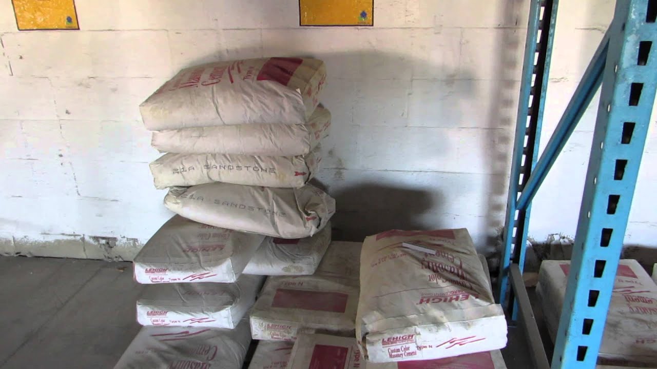 Sandstone colored cement 21A - YouTube