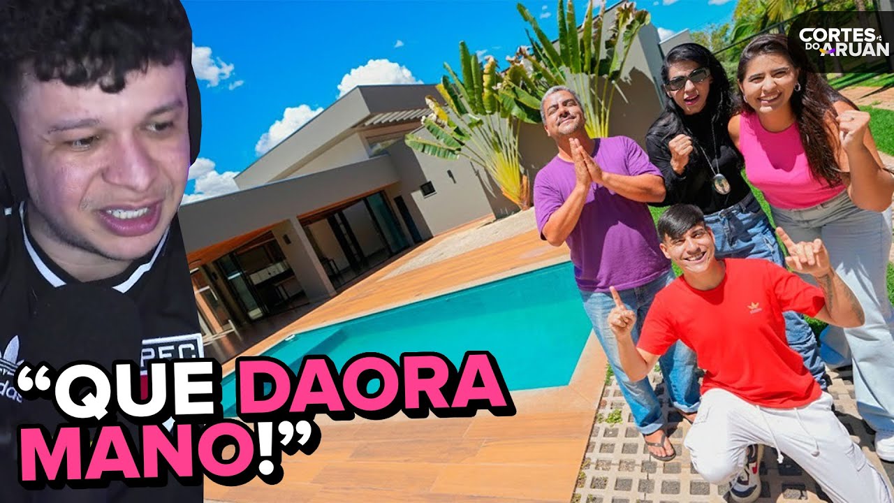 DANI NOBREGA LEVOU A FAMÍLIA PARA CONHECER A SUA CASA NOVA! - Cortes do ...
