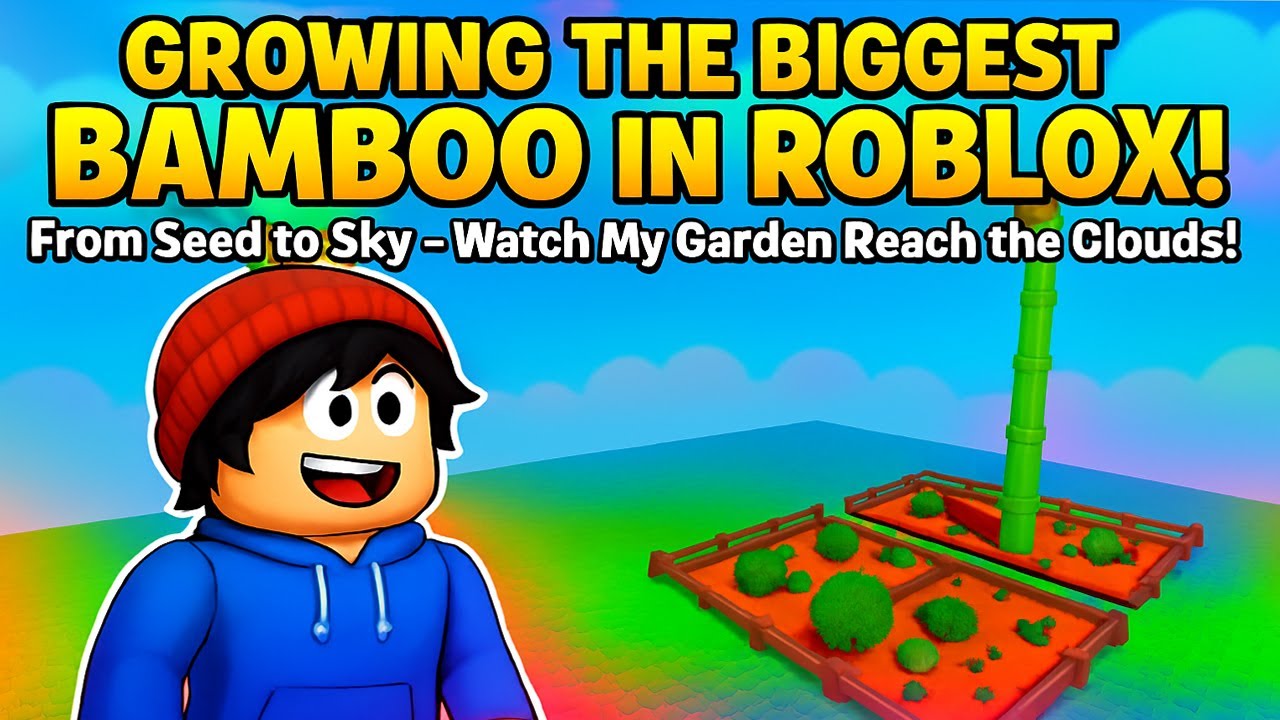 Planting the BIGGEST Bamboo Ever?! | Grow a Garden Part 2 (Roblox) - YouTube