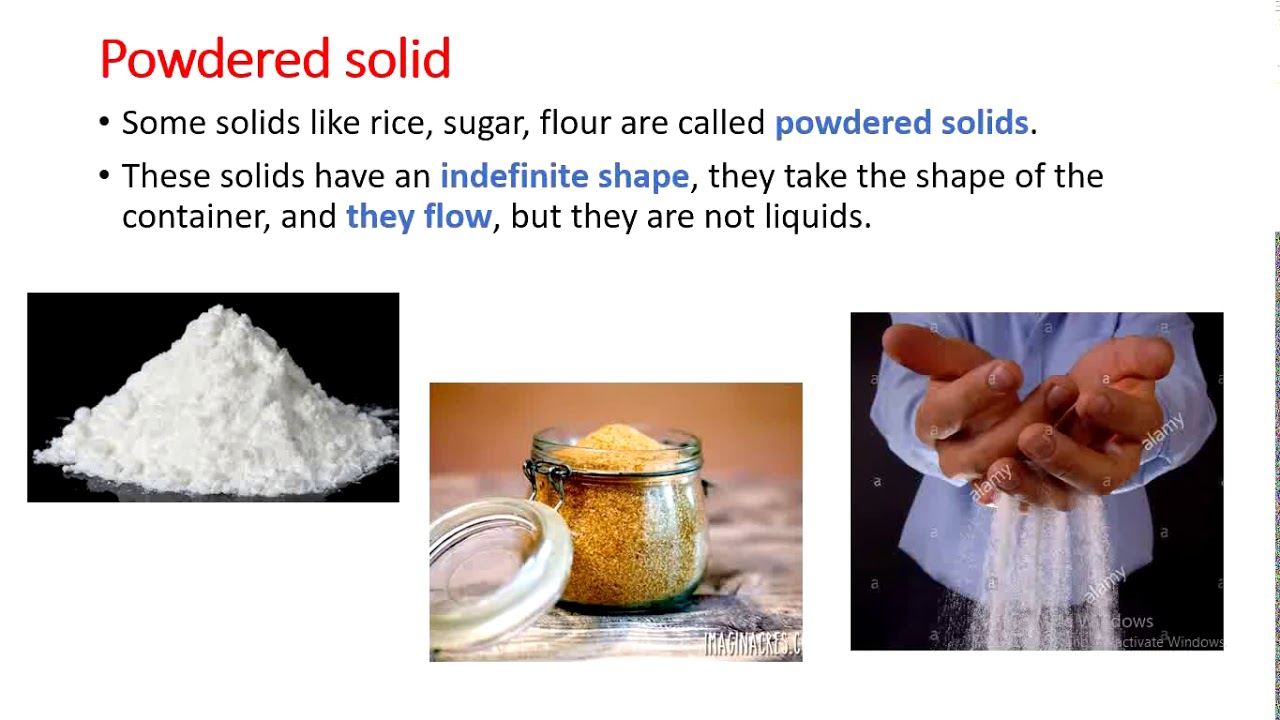 Physics Grade 7 powdered solids and free surface/ Teacher Ali Hankir ...