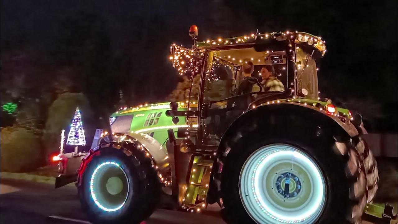 Verlichte Trekkertocht Oost Zeeuws Vlaanderen 2023 (wk 2-2023) - YouTube