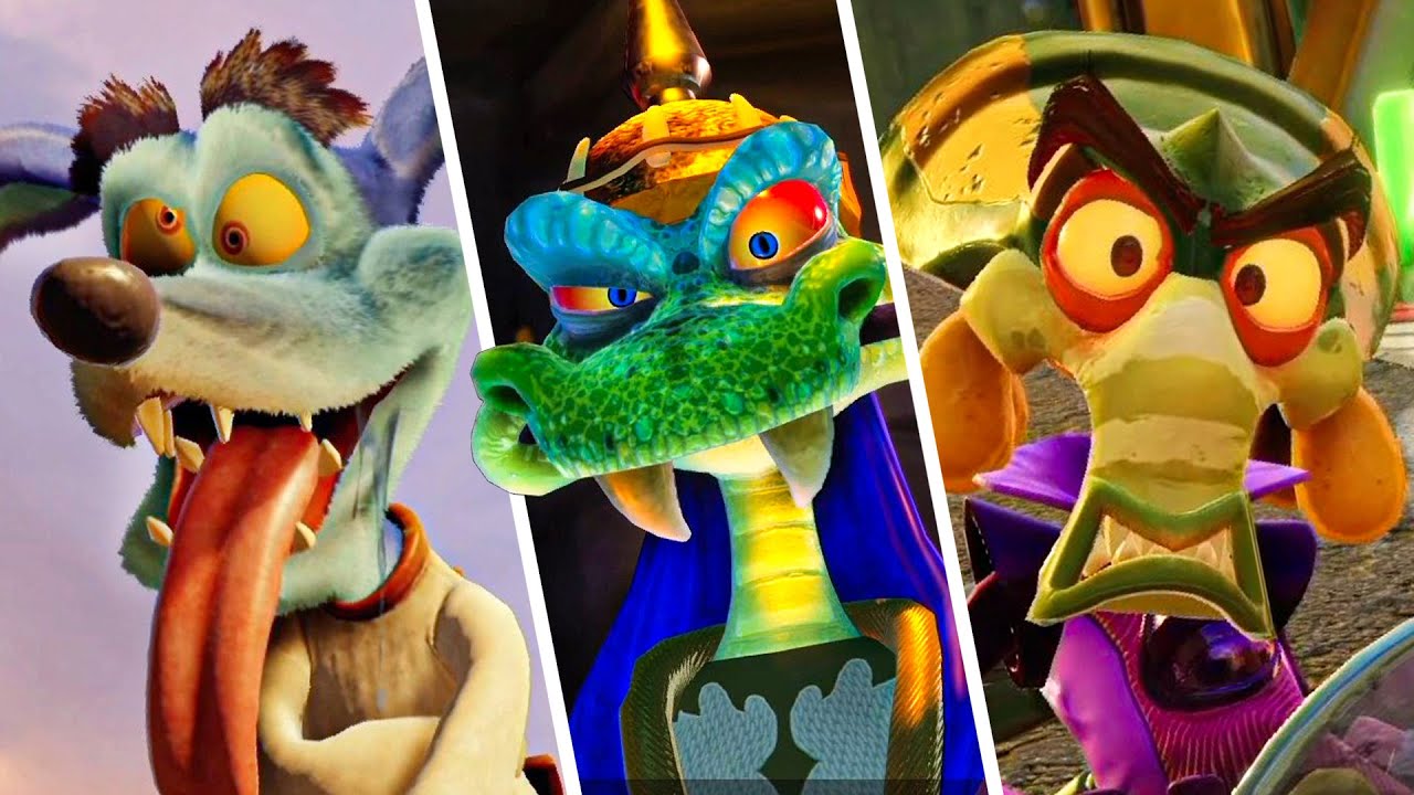 Crash Team Racing Nitro-Fueled - All Bosses With Cutscenes & Ending ...