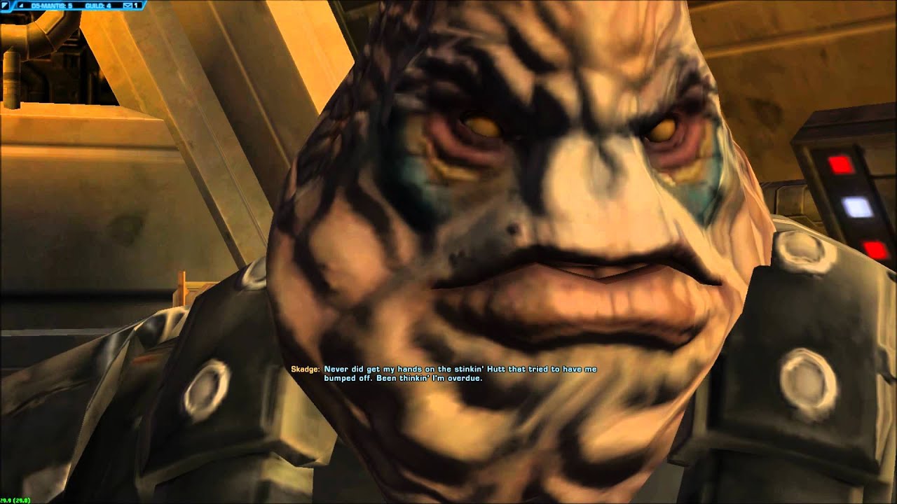 SWTOR BH Fourth Conversation with Skadge - One Man Gang - YouTube