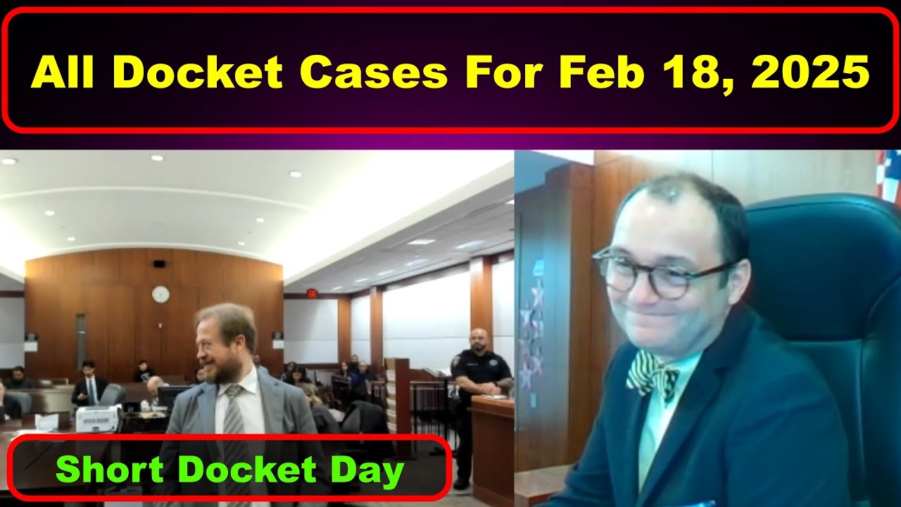 Judge Fleischer's Entire Docket From Feb 18th, 2025 - Vikky's Court Watch - YouTube