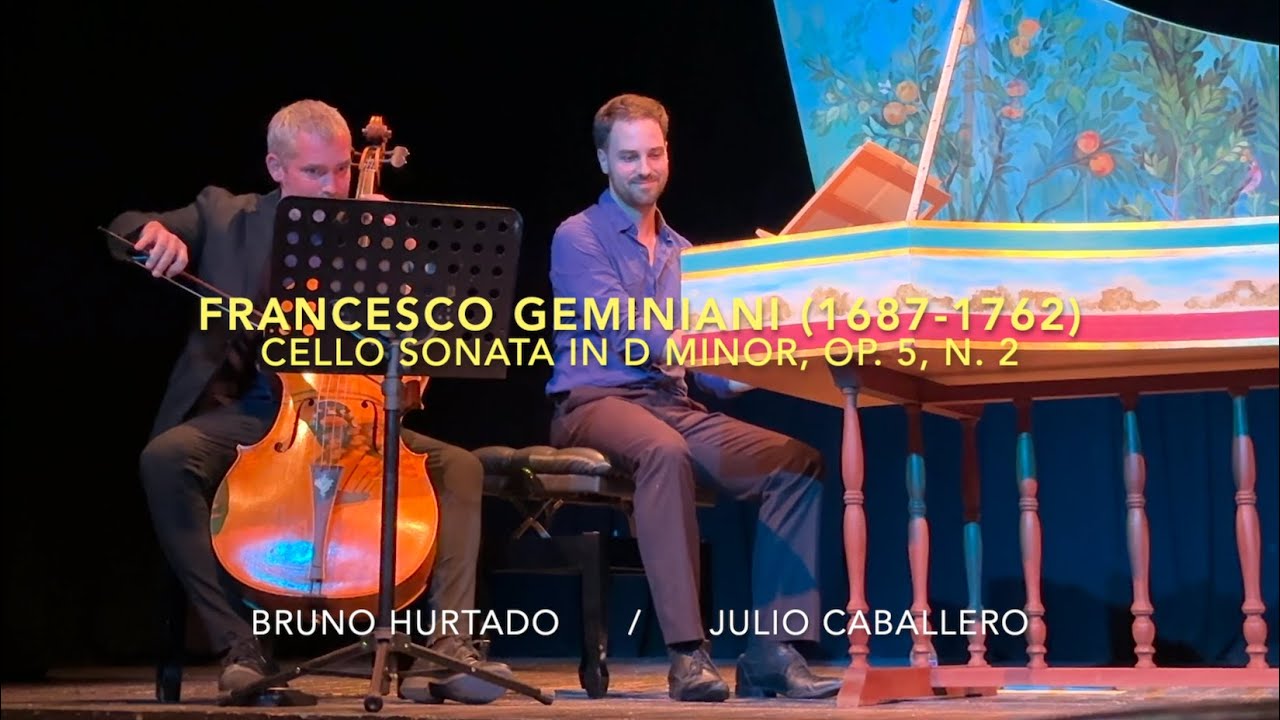 GEMINIANI, CELLO SONATA IN D MINOR, op. 5, n. 2 - YouTube