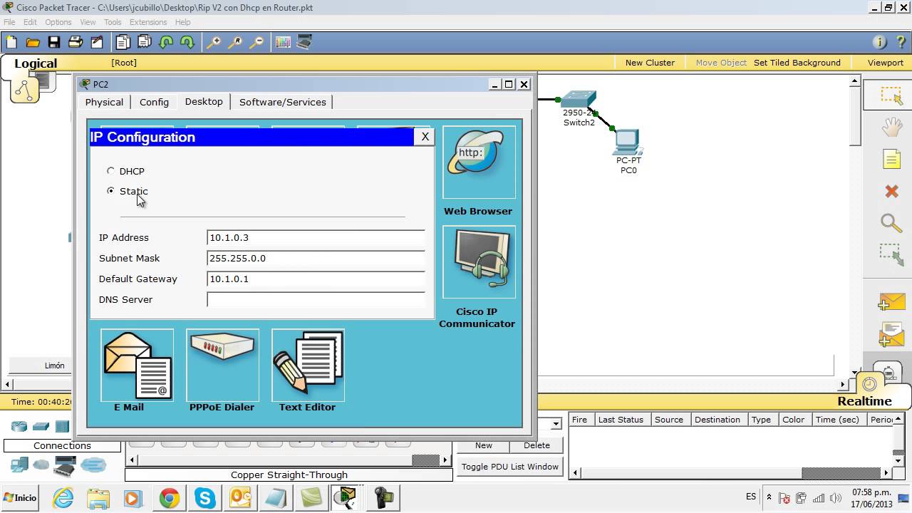 Configuracion de Ripv2 con DHCP - YouTube