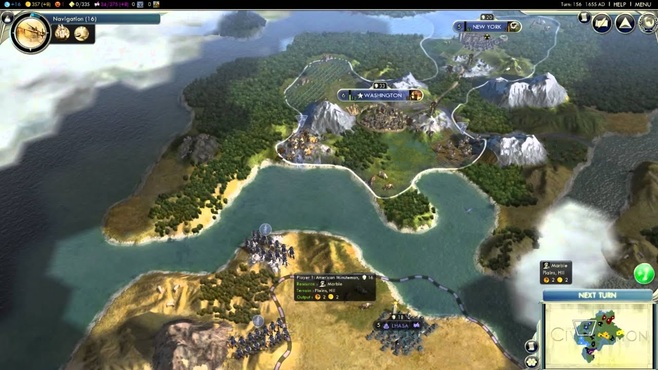 Civilization V Gameplay Part. 1 - YouTube