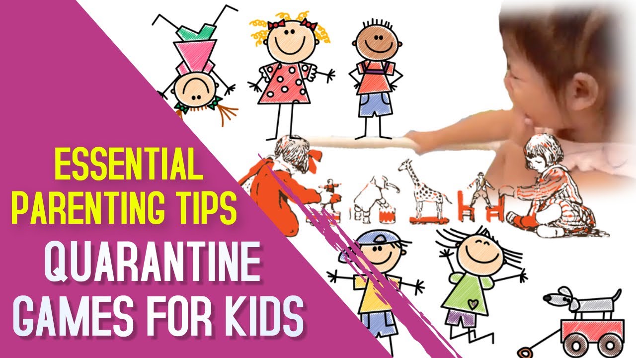 How To Make Your Kids Busy During Quarantine Period | Fun Games At Home ...