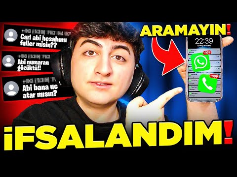 ÖZEL VİDEO❗ TELEFON NUMARAM İFŞALANDI 😲 ( ARAYAN HERKESLE KONUŞTUM❗ )