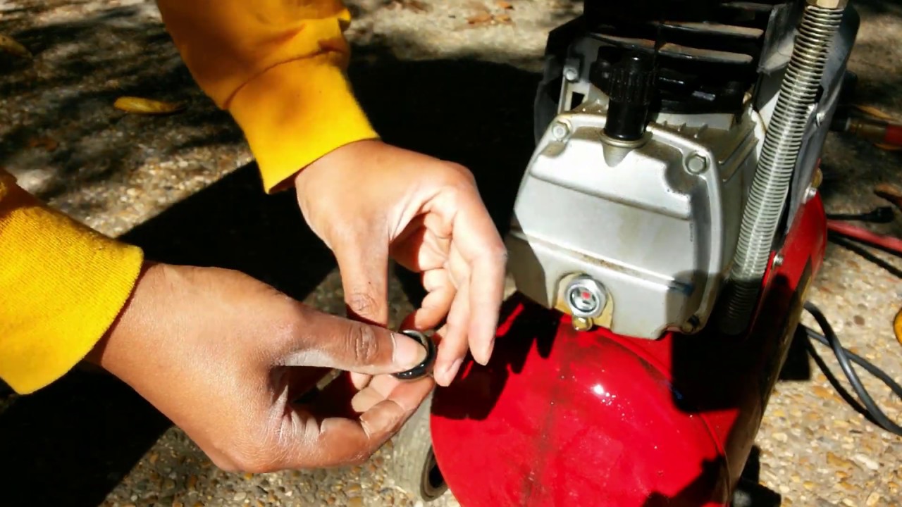 Replacing sight glass on air compressor (works for other stuff too ...