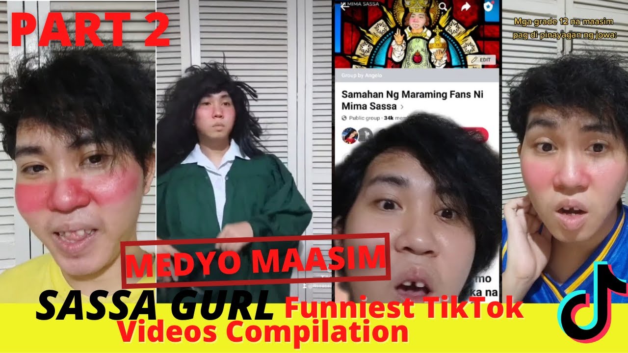 TRY NOT TO LAUGH! Sassa Gurl Funniest TikTok Compilation | Part 2 - YouTube