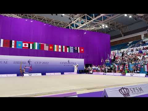 Dina Averina Ribbon AA 1st UAE Gymnastika Cup 2022