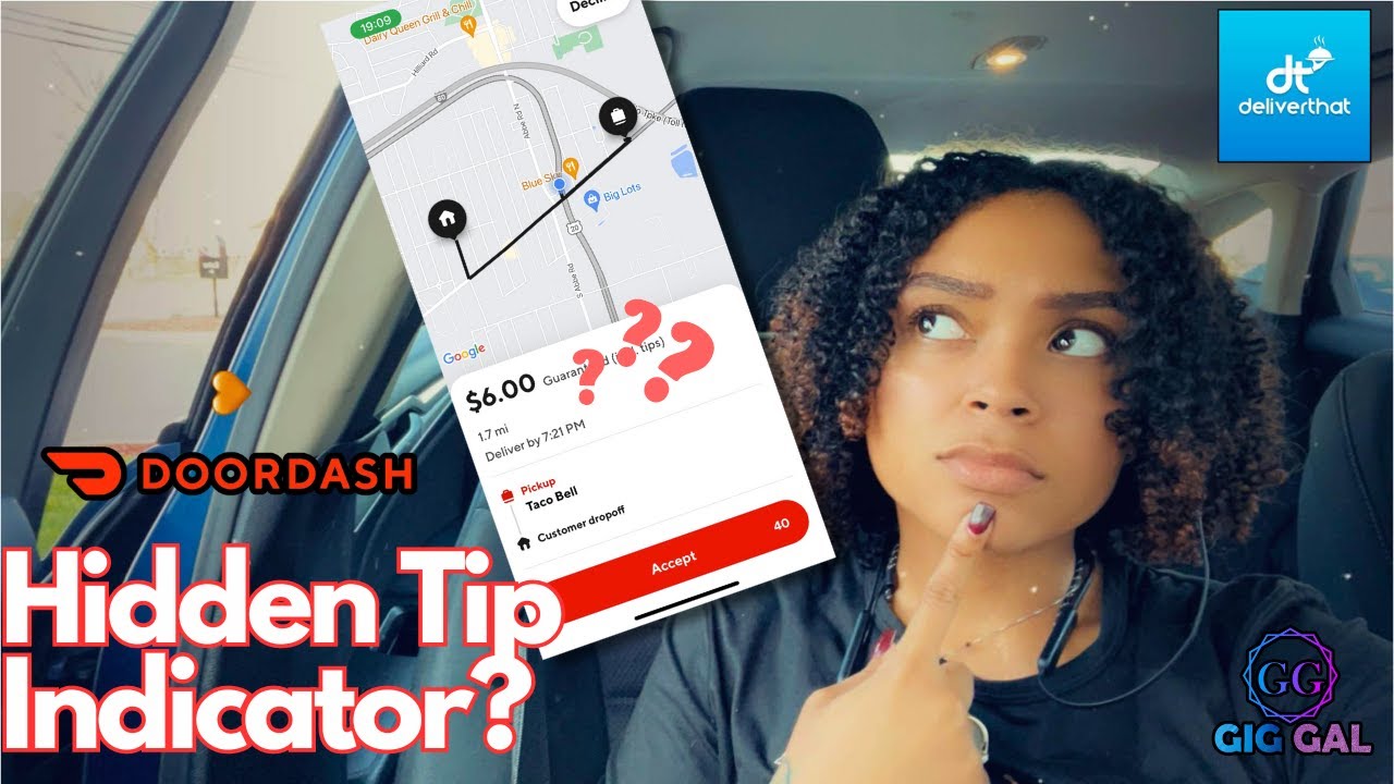Doordash Hidden Tip Indicator??? |Deliverthat| |Doordash| - YouTube