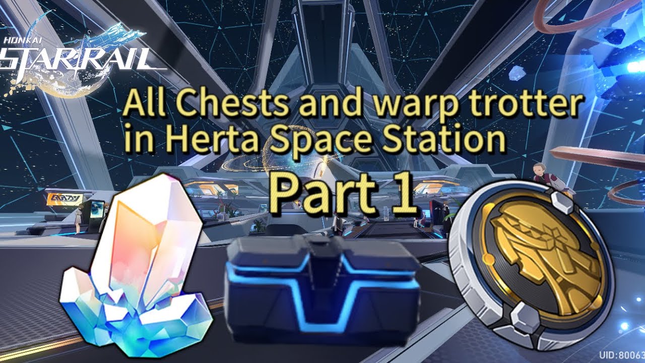 【Honkai Star Rail】All chests and warp trotter in Herta Space Station ...